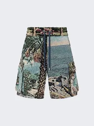 Amiri Paradise Tapestry Cargo Short - Multi