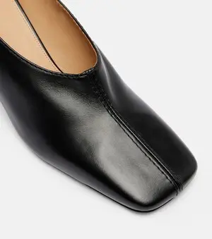 JW Anderson Chain 95 Leather Pumps - Black