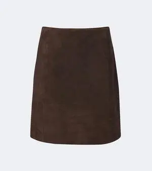 Vince Suede Miniskirt - Brown