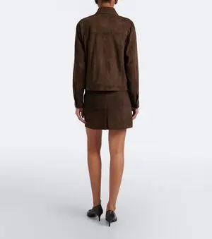 Vince Suede Miniskirt - Brown
