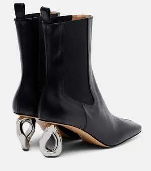 JW Anderson Chain Leather Ankle Boots