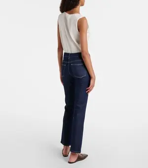 Ag Cologne Mid-rise Straight Jeans