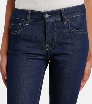 Ag Cologne Mid-rise Straight Jeans