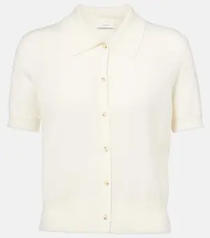 Vince Wool-blend Short Sleeve Top