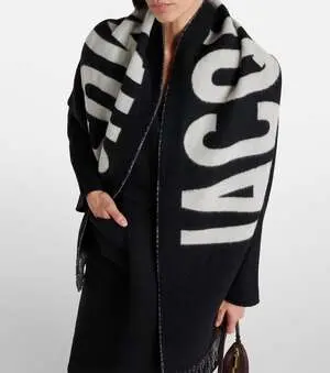 Jacquemus Jacquard Logo Virgin Wool Scarf