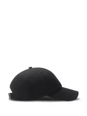 Burberry Logo Gabardine Baseball Cap