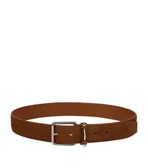 CHRISTIAN LOUBOUTIN Chambeliss Suede Belt - Brown
