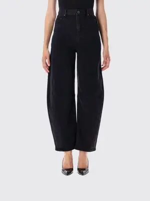 SELF-PORTRAIT High-rise Wide-leg Jeans - Black