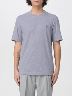 Brunello Cucinelli T-shirt Men Mouse Grey