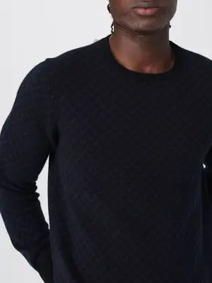 DRUMOHR Geometric Pattern Crew Neck Sweater