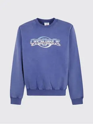 Casablanca Crewneck Sweatshirt With Graphic Print - Blue