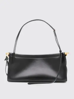 Alaïa Leather Shoulder Bag - Black