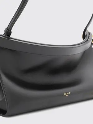 Alaïa Leather Shoulder Bag - Black