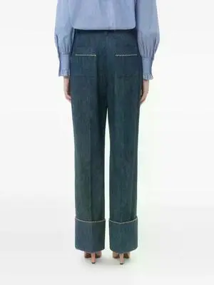 Valentino Garavani Denim Chambray Pants