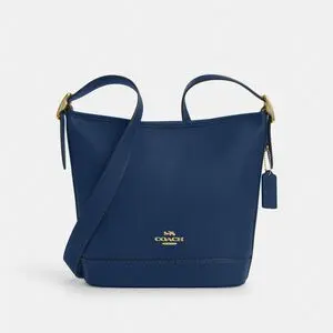 COACH® Jude Duffle Bag - Pebbled Leather/gold/deep Blue