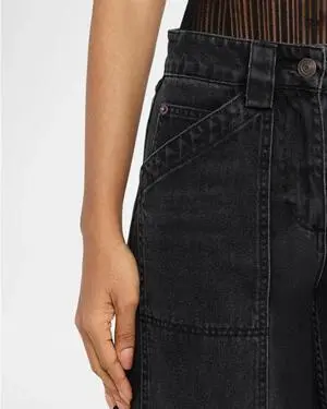 Co High-rise Cropped Balloon Pants - Black