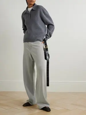 RÓHE High-rise Wide-leg Jeans