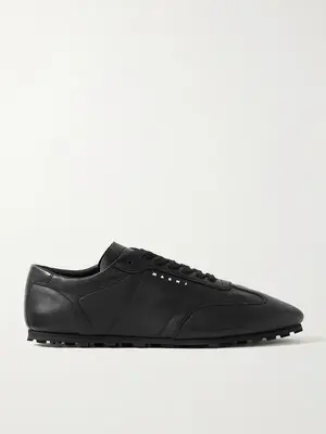 Marni Leather Sneakers - Black