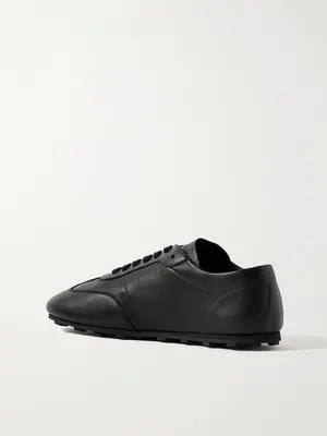 Marni Leather Sneakers - Black