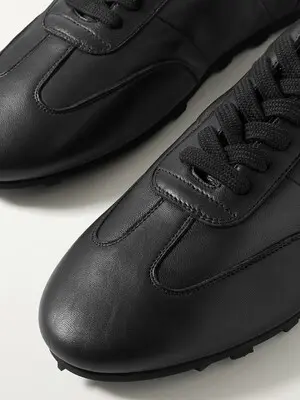 Marni Leather Sneakers - Black
