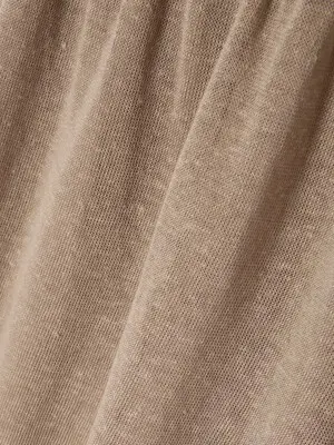 Alaïa Linen And Silk-blend Pants