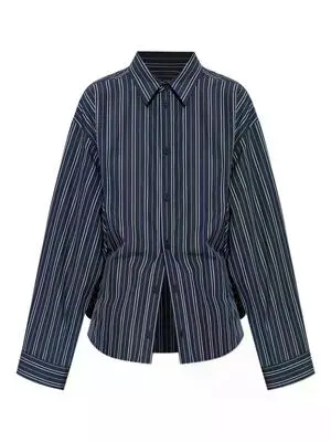 Balenciaga Striped Shirts For Women
