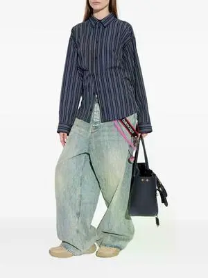 Balenciaga Striped Button-up Shirt