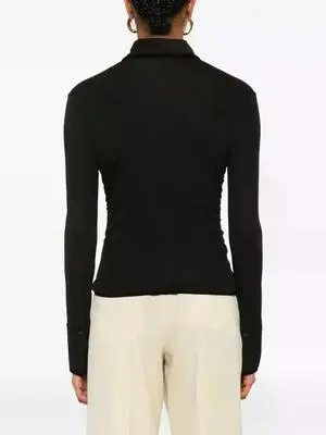 Nanushka Long-sleeved Buttoned Polo Shirt