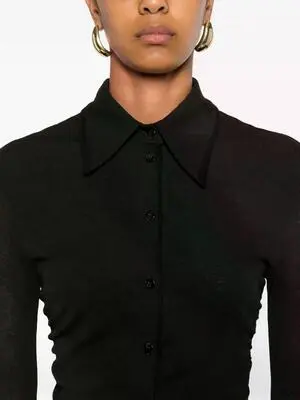 Nanushka Long-sleeved Buttoned Polo Shirt