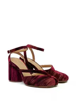 MAISON MARGIELA 80mm Tabi Pumps - Red