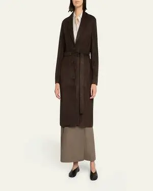 THE ROW Babilonia Suede Belted Coat