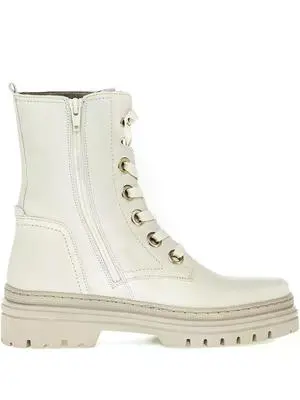 Gabor Lace-up Platform Boots - Neutrals