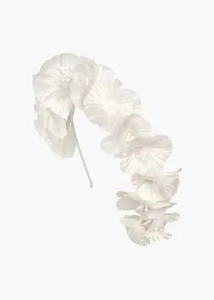 JENNIFER BEHR Peony Vine Headband - Cream