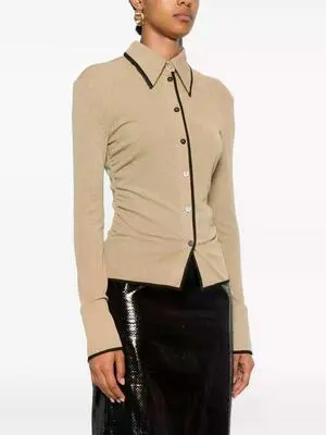 Nanushka Button-fastening Polo Top