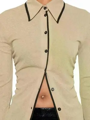 Nanushka Button-fastening Polo Top
