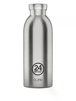 24BOTTLES Clima Brushed Steel Bottle 500ml Silver