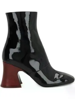 Chloé Janis Leather Block-heel Boots