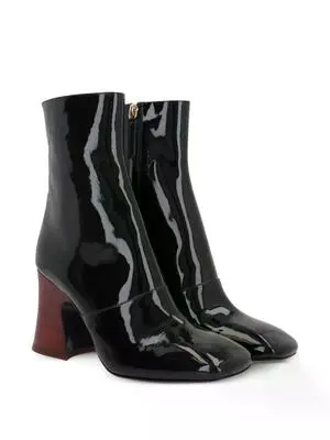 Chloé Janis Leather Block-heel Boots