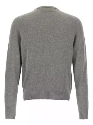MA'RY'YA Cashmere-cotton Blend Sweater - Grey
