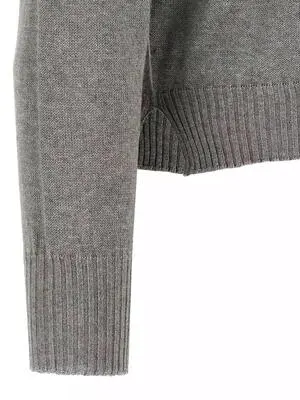 MA'RY'YA Cashmere-cotton Blend Sweater - Grey
