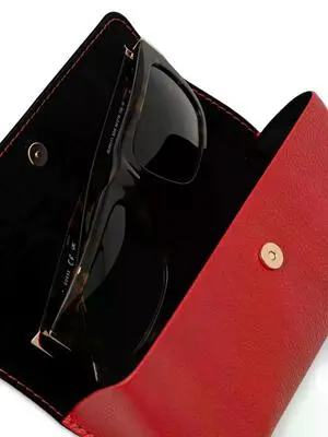 Guess Tortoiseshell Rectangle Sunglasses