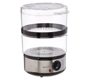 BRENTWOOD 2-tier Stainless Steel Food Steamer - Silver