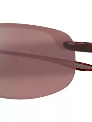 Maui Jim Ho’okipa Rimless Sunglasses - Brown