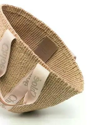 Chloé Large Woody Tote Bag - Neutrals