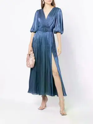 Costarellos V-neck Maxi Dress