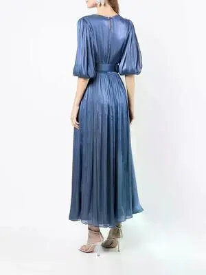 Costarellos V-neck Maxi Dress