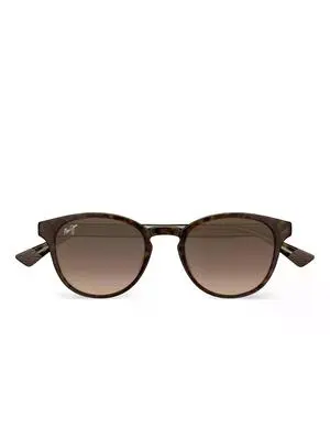 Maui Jim Hiehie Tortoiseshell Round Sunglasses - Brown