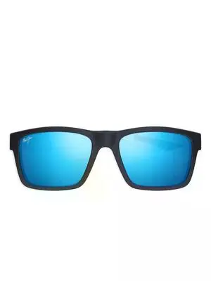 Maui Jim The Flats Rectangular Sunglasses Blue