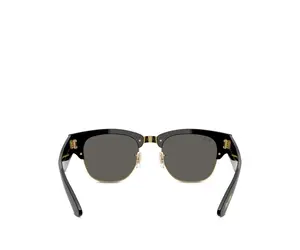 Ray-ban Mega Clubmaster A$ap Rocky Blacked Out Collection Square Sunglasses - Dark Grey