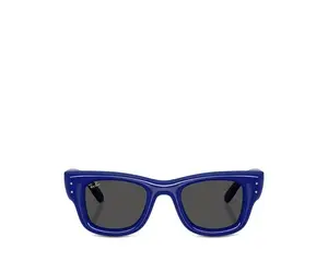 Ray-ban Wayfarer Puffer Square Sunglasses, 47mm - Blue